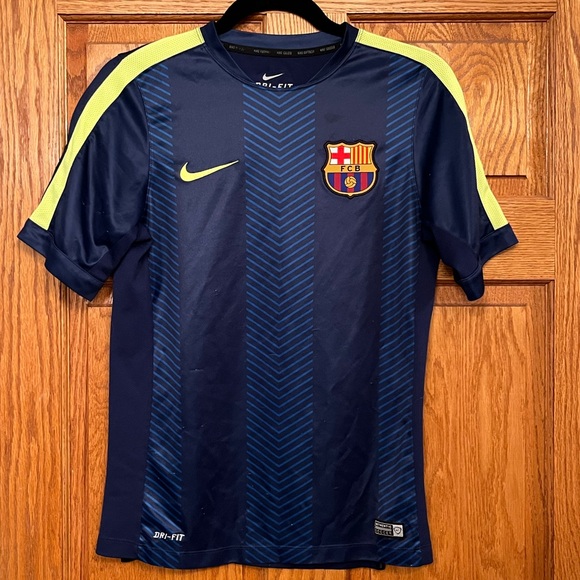 Nike | Shirts | Fc Barcelona Training Shirt | Poshmark